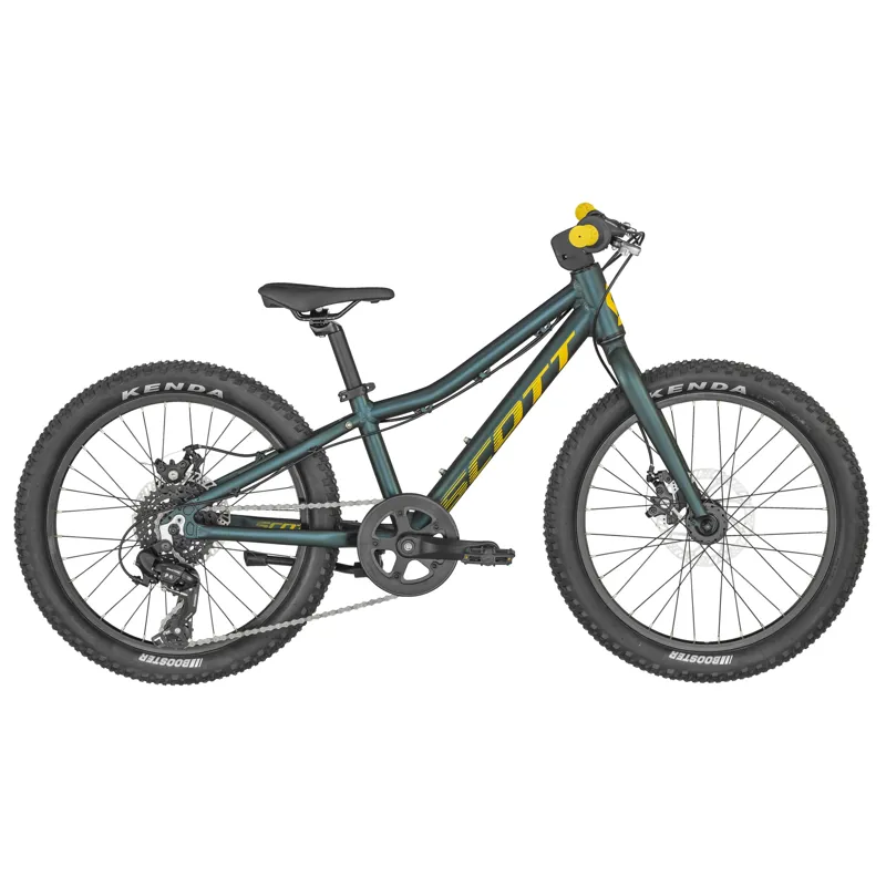 Scott Scale 20 Rigid Kids Bike Dark Green / Yellow