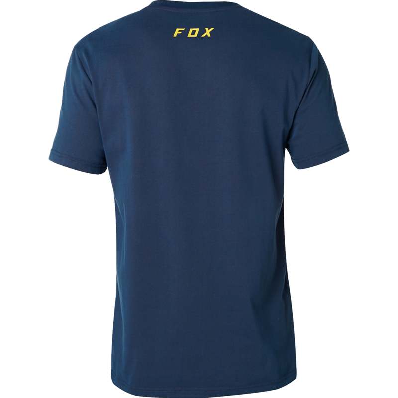 Fox Clothing Cresent Short Sleeve Airline T-Shirt Navy Red