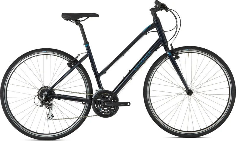 Ridgeback Velocity Open Frame Hybrid Bike 2020 Navy Blue